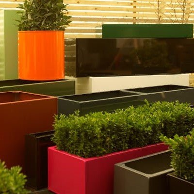 Bespoke Powder-coated Steel Planter – Cedar Nursery - Plants and ...