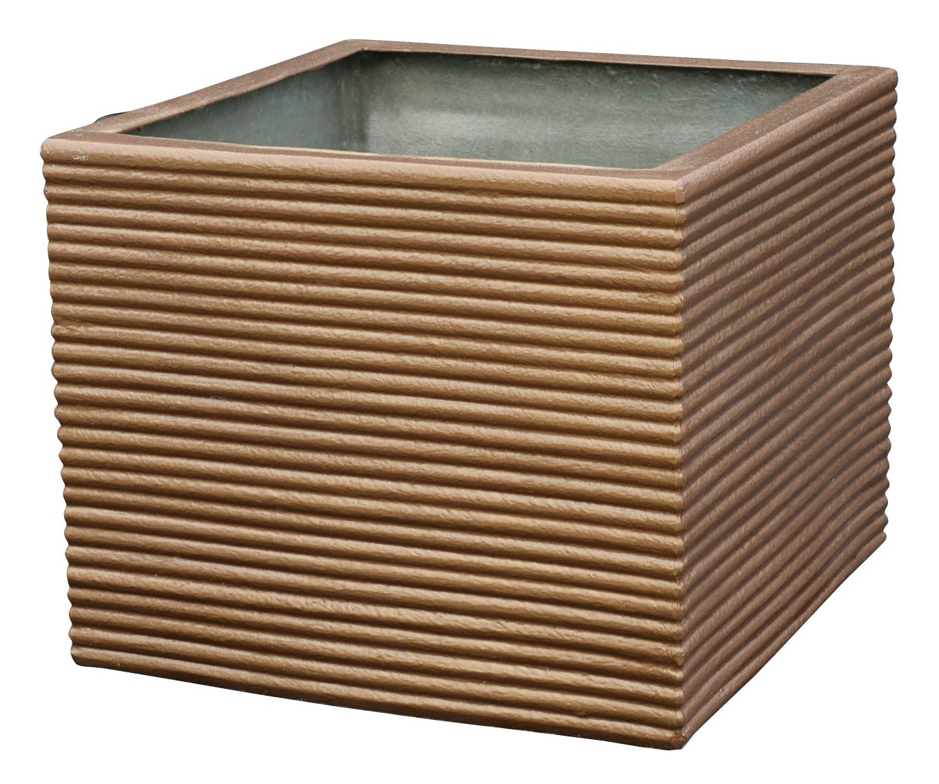 Fibreglass Ribbed Planter at Cedar Nursery - Plants and Outdoor Living
